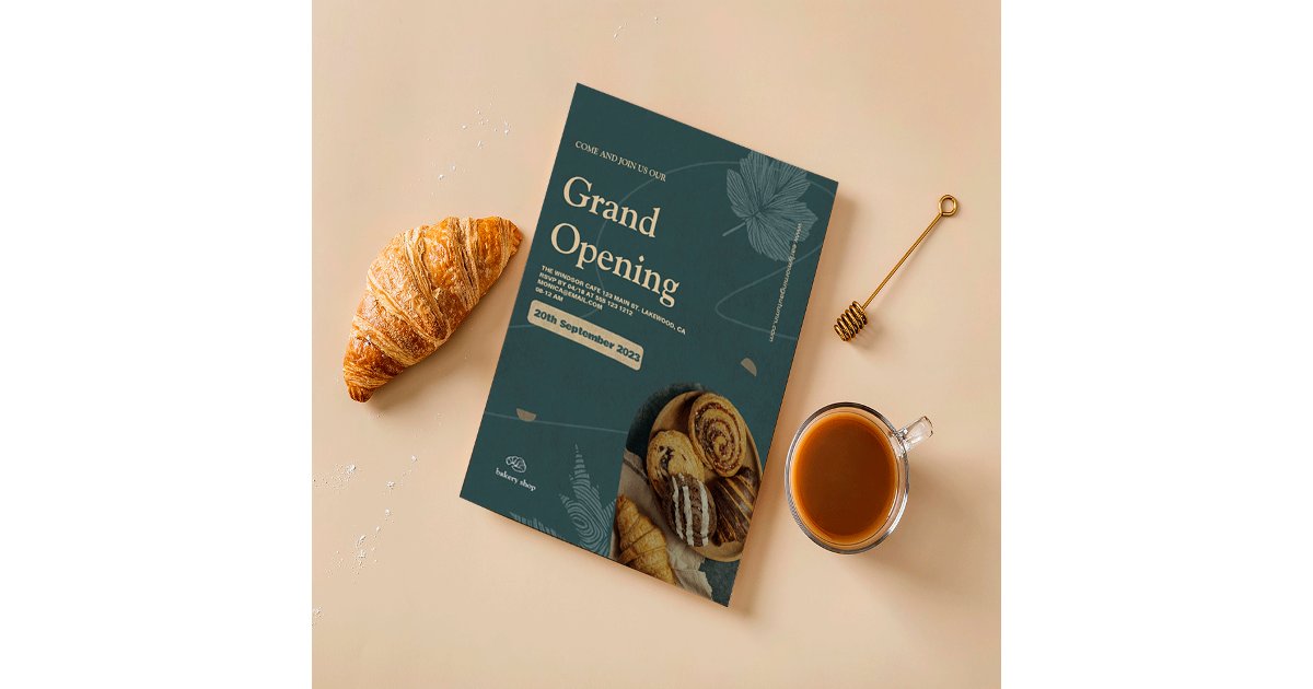 bakery grand opening invitation | Zazzle
