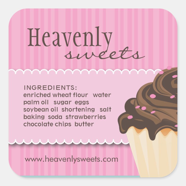 Bakery Ingredients Stickers | Zazzle