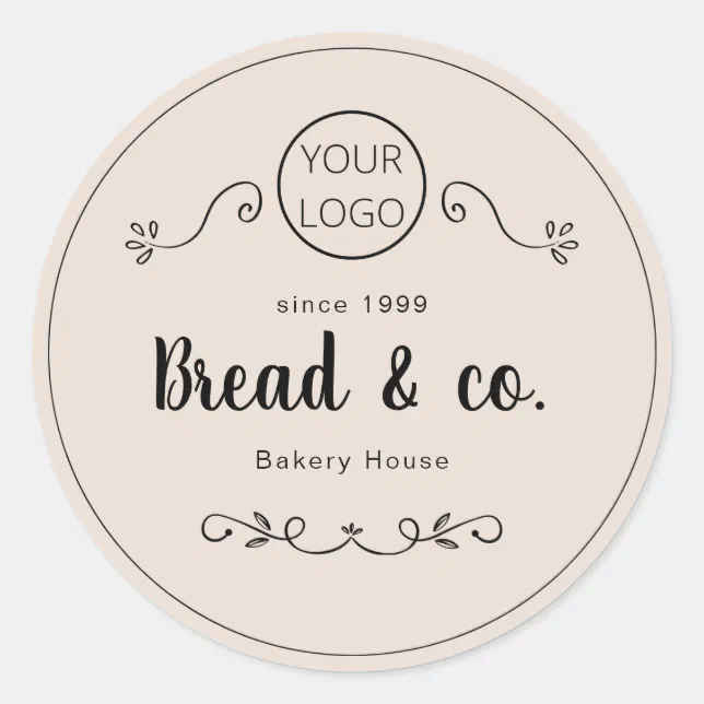 Bakery Labels, Cookie Labels, Yoghurt Labels | Zazzle