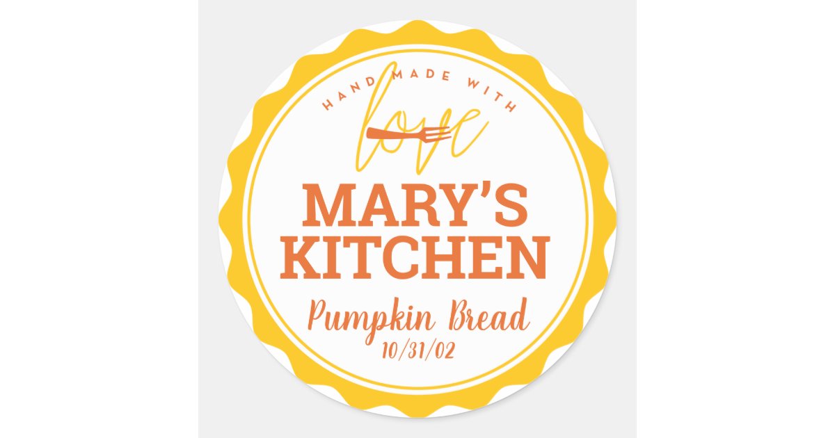 Bakery Labels + Your Name | Zazzle