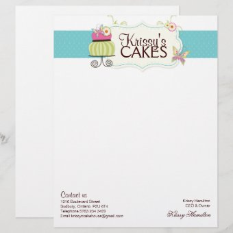 Bakery Letterhead | Zazzle