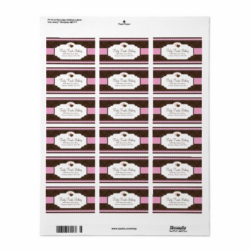 Bakery Packaging Labels | Zazzle