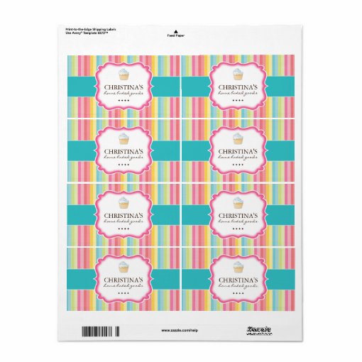 Bakery Packaging Labels | Zazzle