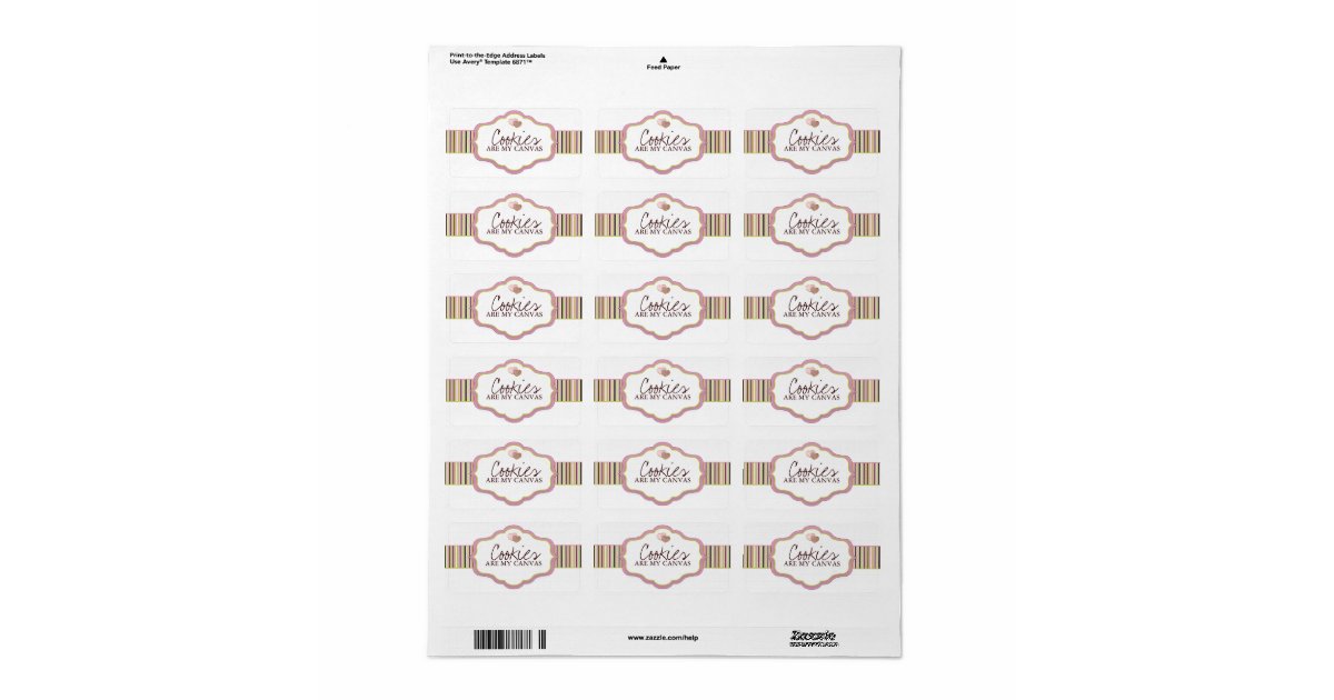 Bakery Packaging Labels | Zazzle