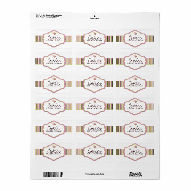 Bakery Packaging Labels | Zazzle
