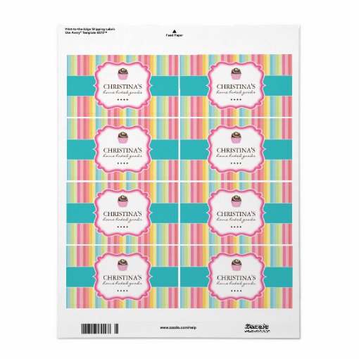 Bakery Packaging Labels | Zazzle