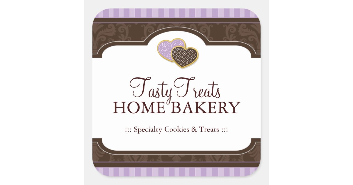 Bakery Packaging Stickers | Zazzle