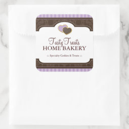 Bakery Packaging Stickers | Zazzle