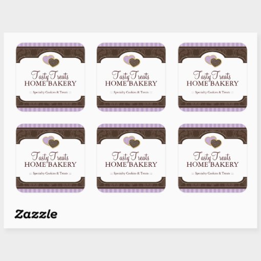 Bakery Packaging Stickers | Zazzle
