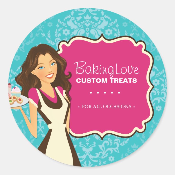 Bakery Packaging Stickers | Zazzle