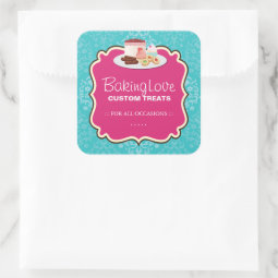 Bakery Packaging Stickers | Zazzle