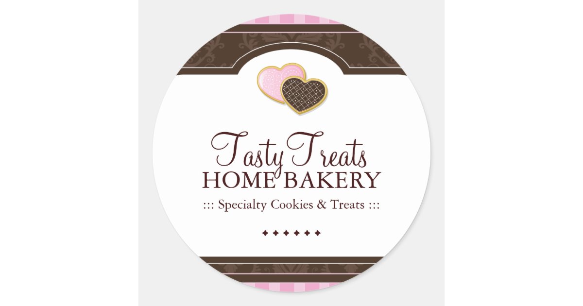 Bakery Packaging Stickers | Zazzle