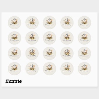 Bakery Pastry Cake Decorator Classic Round Sticker | Zazzle
