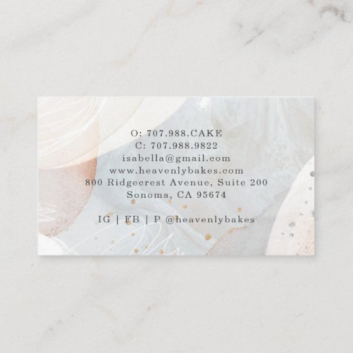 Bakery Pastry Chef Business Card | Zazzle
