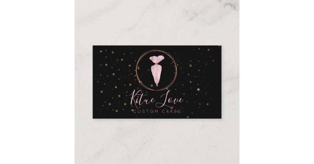 Bakery Pastry Patisserie Cake Maker Business Card | Zazzle