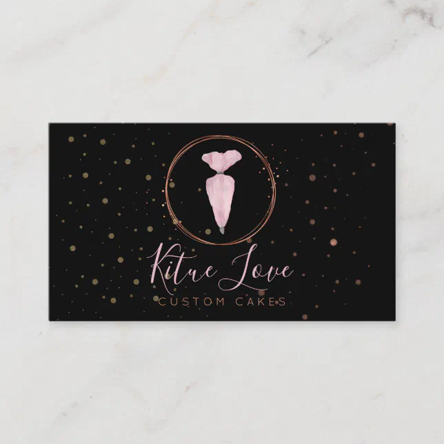 Bakery Pastry Patisserie Cake Maker Business Card | Zazzle