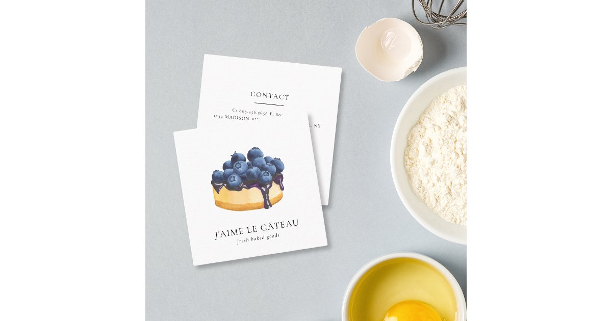 Bakery / Patisserie Business Card | Zazzle