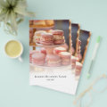 Bakery Photo Overlay Social Media QR Code Flyer | Zazzle