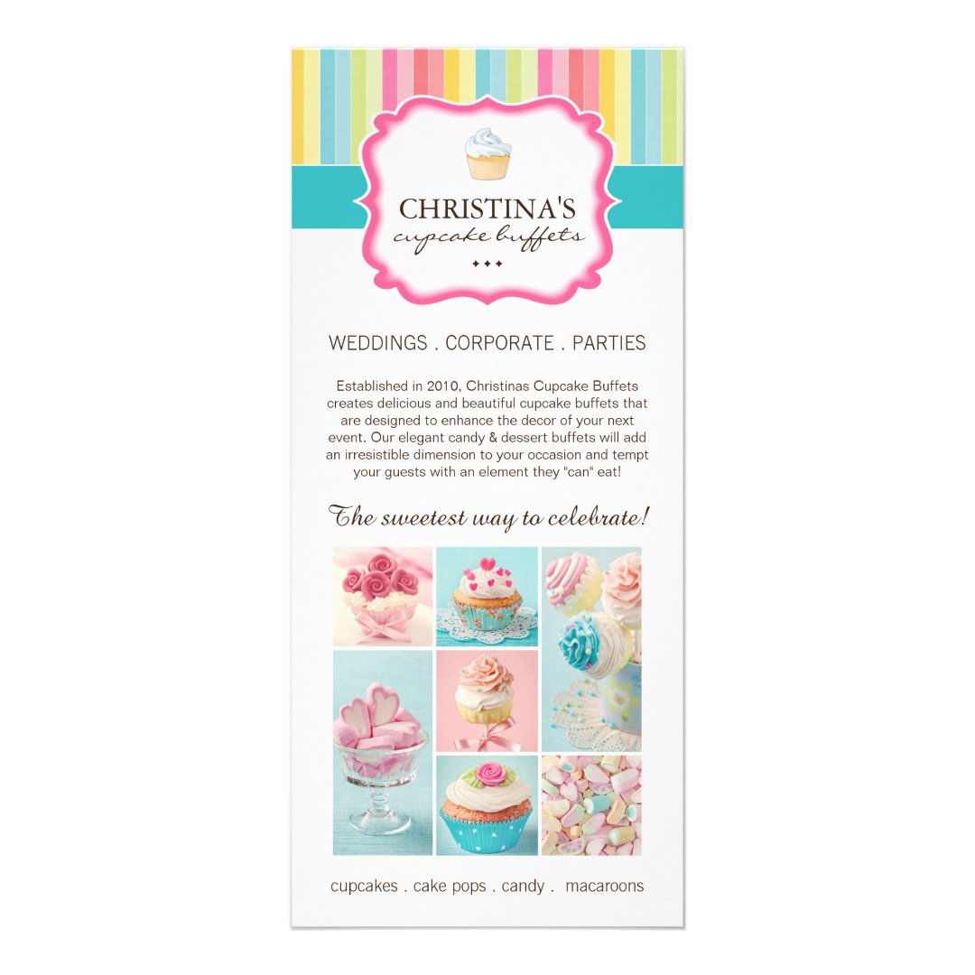 Bakery Rack Card | Zazzle
