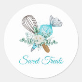 Bakery Sweet Classic Round Sticker | Zazzle