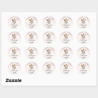 Bakery Thank you Classic Round Sticker | Zazzle