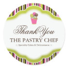 Bakery Thank You Stickers | Zazzle