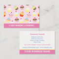 Baking & Cake Making Calling Card. Business Card | Zazzle