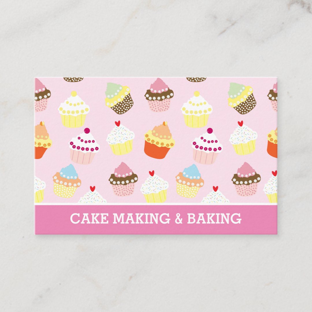 Baking & Cake Making Calling Card. Business Card | Zazzle