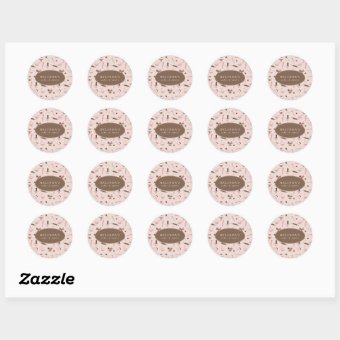 Baking & Cooking Utensils Bakery Cooking Classic Round Sticker | Zazzle