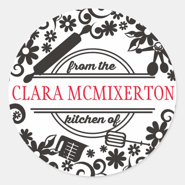 baking cooking utensils flower from the kitchen of classic round ...