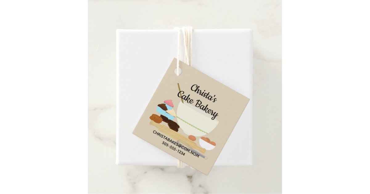 Baking Gift Tag | Zazzle