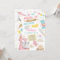 Baking Party Girl Kids Cooking Birthday Invitation | Zazzle