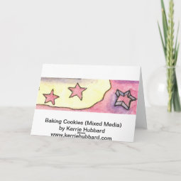 Baking Sugar Cookies Card | Zazzle