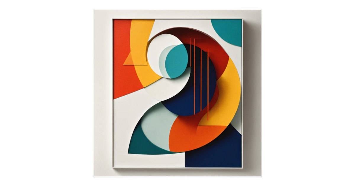 Balance in Form A Minimalist Abstract Photo Print | Zazzle