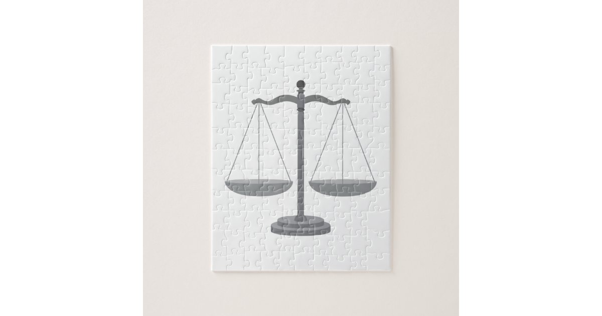 Balance Scale Jigsaw Puzzle | Zazzle