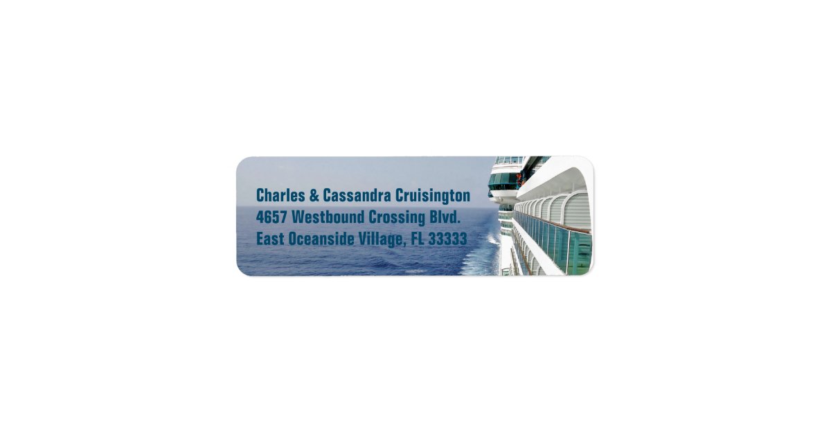 Balcony Row Personalized Label | Zazzle