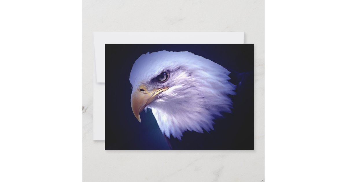 Bald American Eagle Invitation | Zazzle