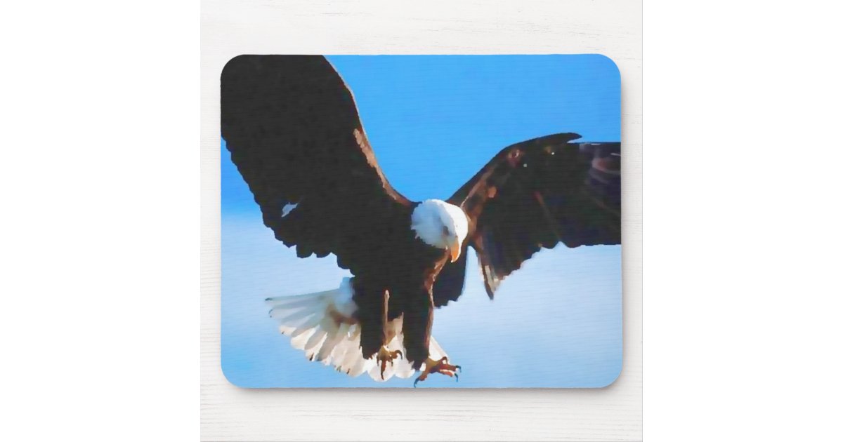 Bald American Eagle Mouse Pad | Zazzle