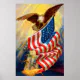 Bald Eagle 4th Of July poster 2 | Zazzle