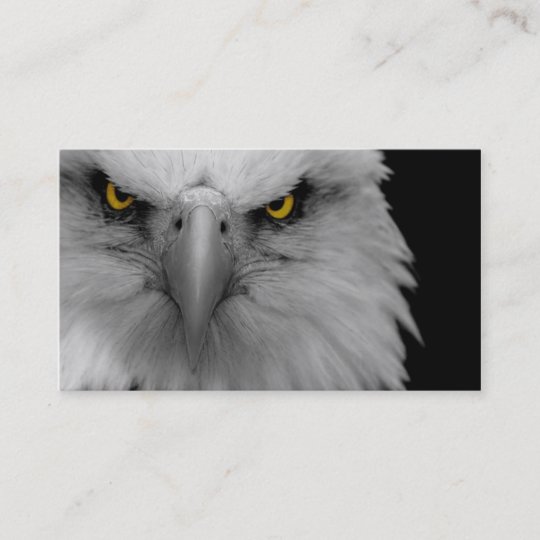 bald eagle business card | Zazzle.com