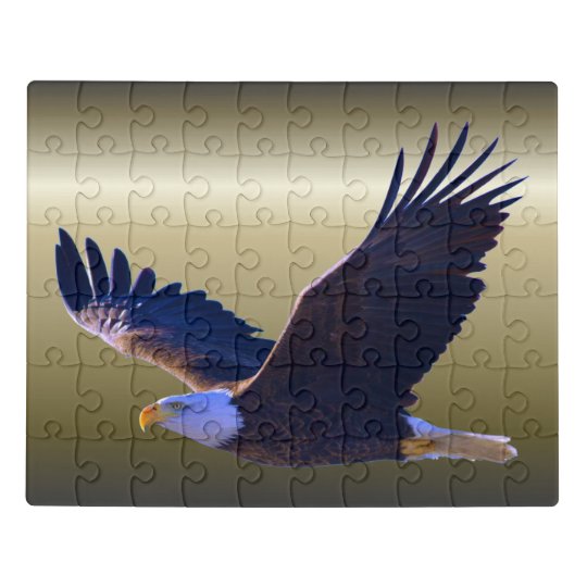 Bald Eagle Flying Jigsaw Puzzle | Zazzle.com
