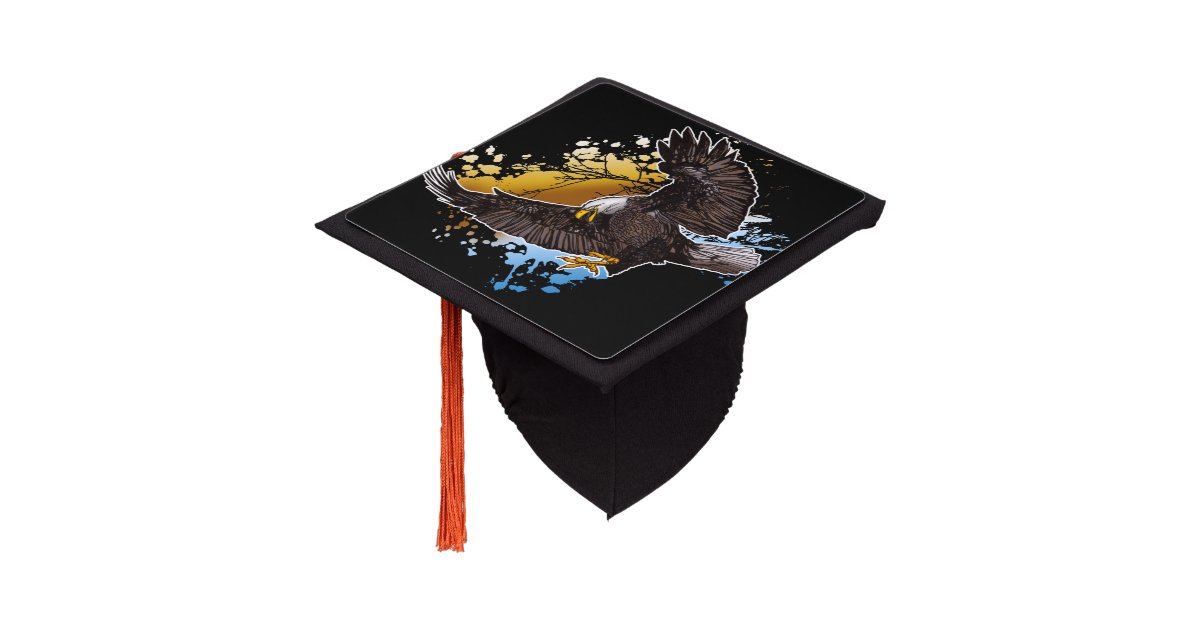 Bald Eagle Graduation Cap Topper | Zazzle