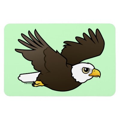 Cute Bald Eagle by Birdorable