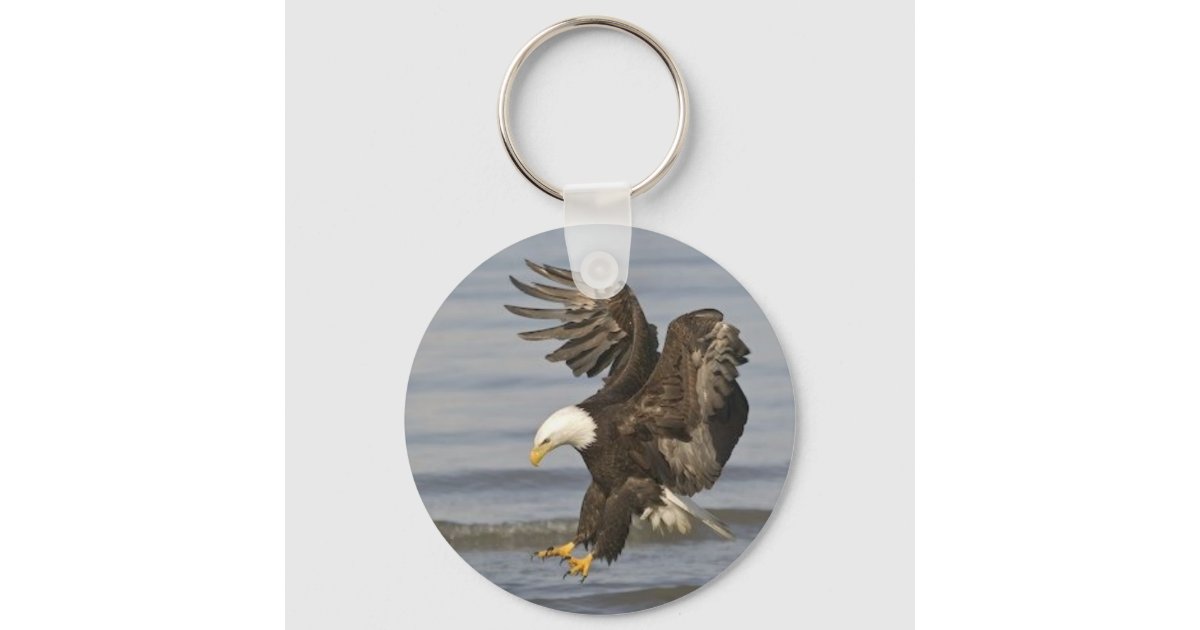 bald eagle keychain | Zazzle