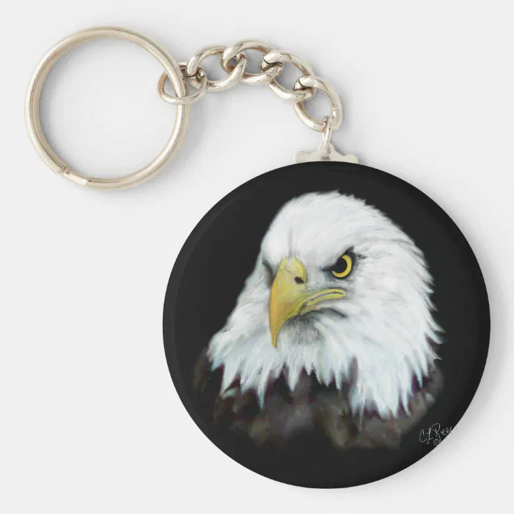 Bald Eagle Keychain 2 | Zazzle
