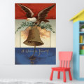 Bald Eagle Liberty Bell 4th of July Poster | Zazzle