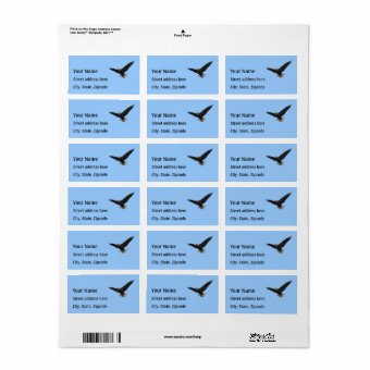 Bald Eagle Patriotic Label | Zazzle