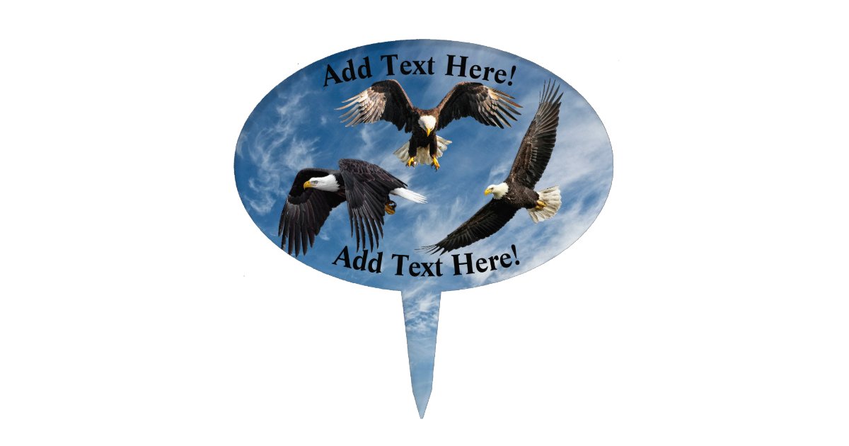Bald Eagle Soaring Cake Topper | Zazzle