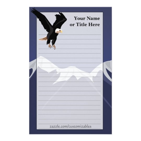Bald Eagle Stationary Stationery | Zazzle.com