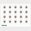 BALDWIN FAMILY CREST - BALDWIN COAT OF ARMS CLASSIC ROUND STICKER | Zazzle